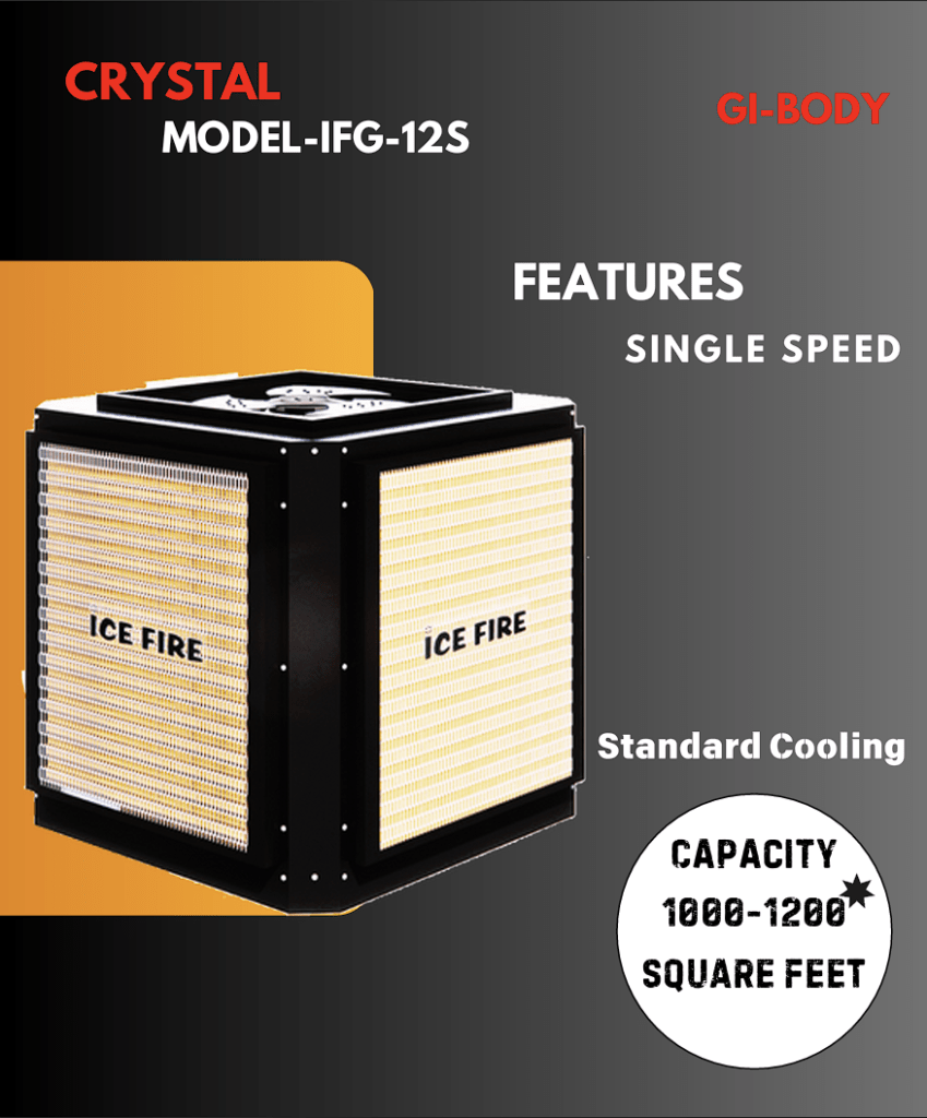 Commercial and Industrial Duct Air Cooler 20000 CMH MODEL-IFG-12-S - Ice Fire Appliances