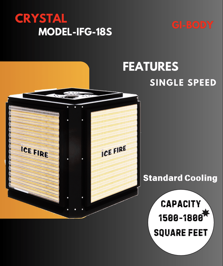 Commercial and Industrial Duct Air Cooler 30000 CMH MODEL-IFG-18S - Ice ...